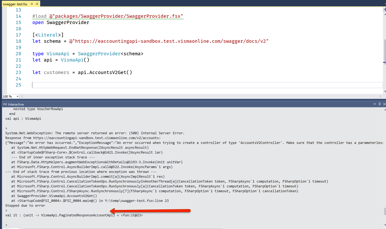 Fails on very basic scenario at v0.9.0 · Issue #94 · fsprojects/SwaggerProvider · GitHub