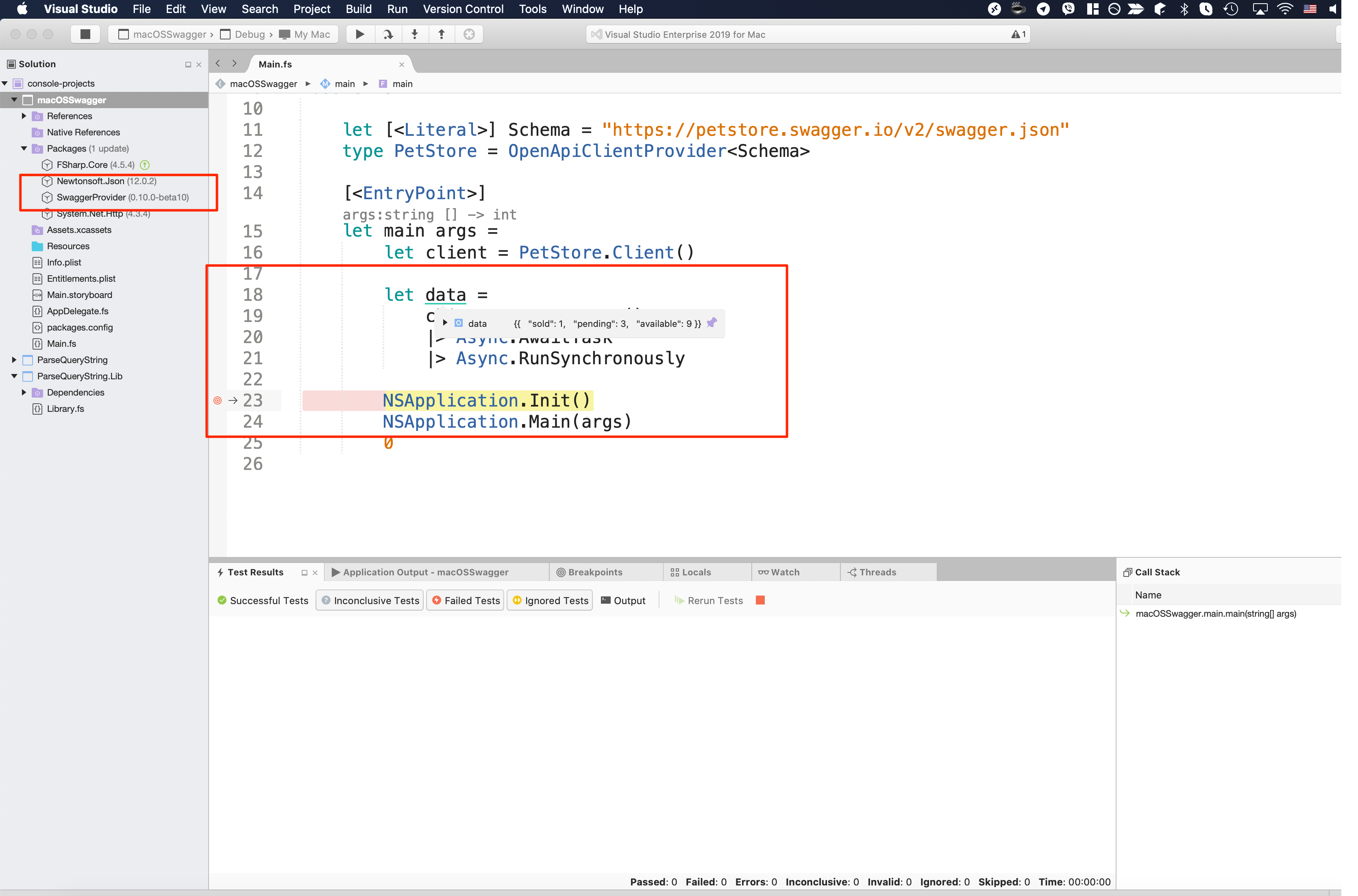 Error when using with Xamarin · Issue #54 · fsprojects/SwaggerProvider · GitHub