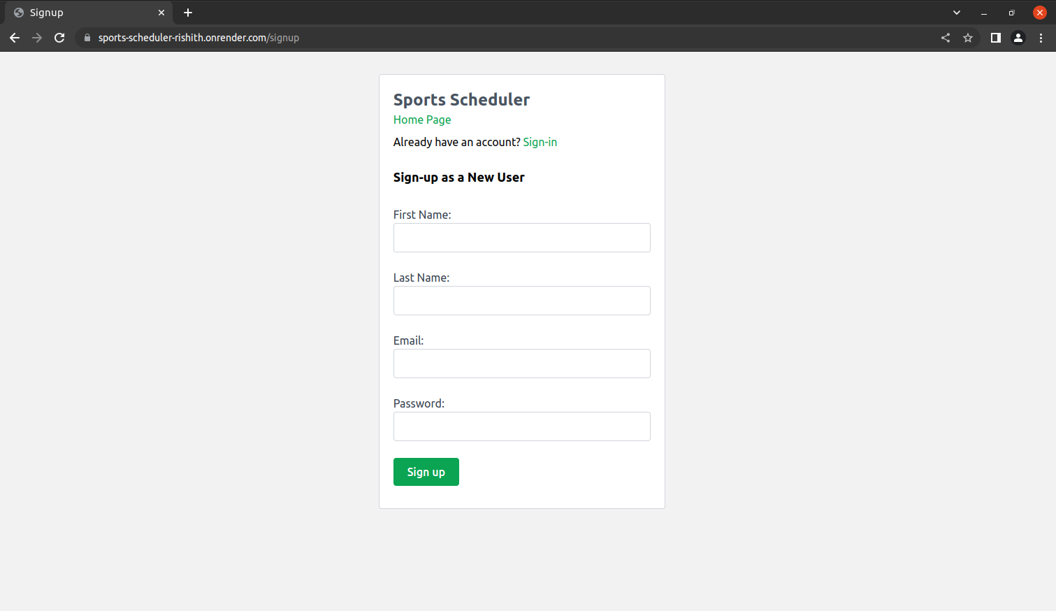 GitHub - Rishith25/Sports_Scheduler
