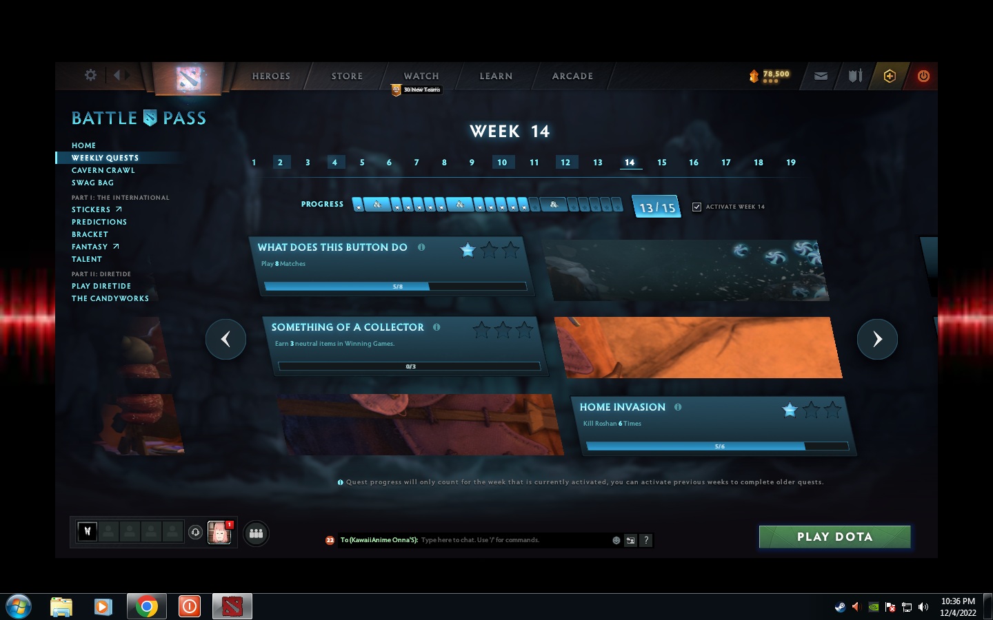 Week 14 Quest · Issue #5818 · ValveSoftware/Dota2-Gameplay · GitHub