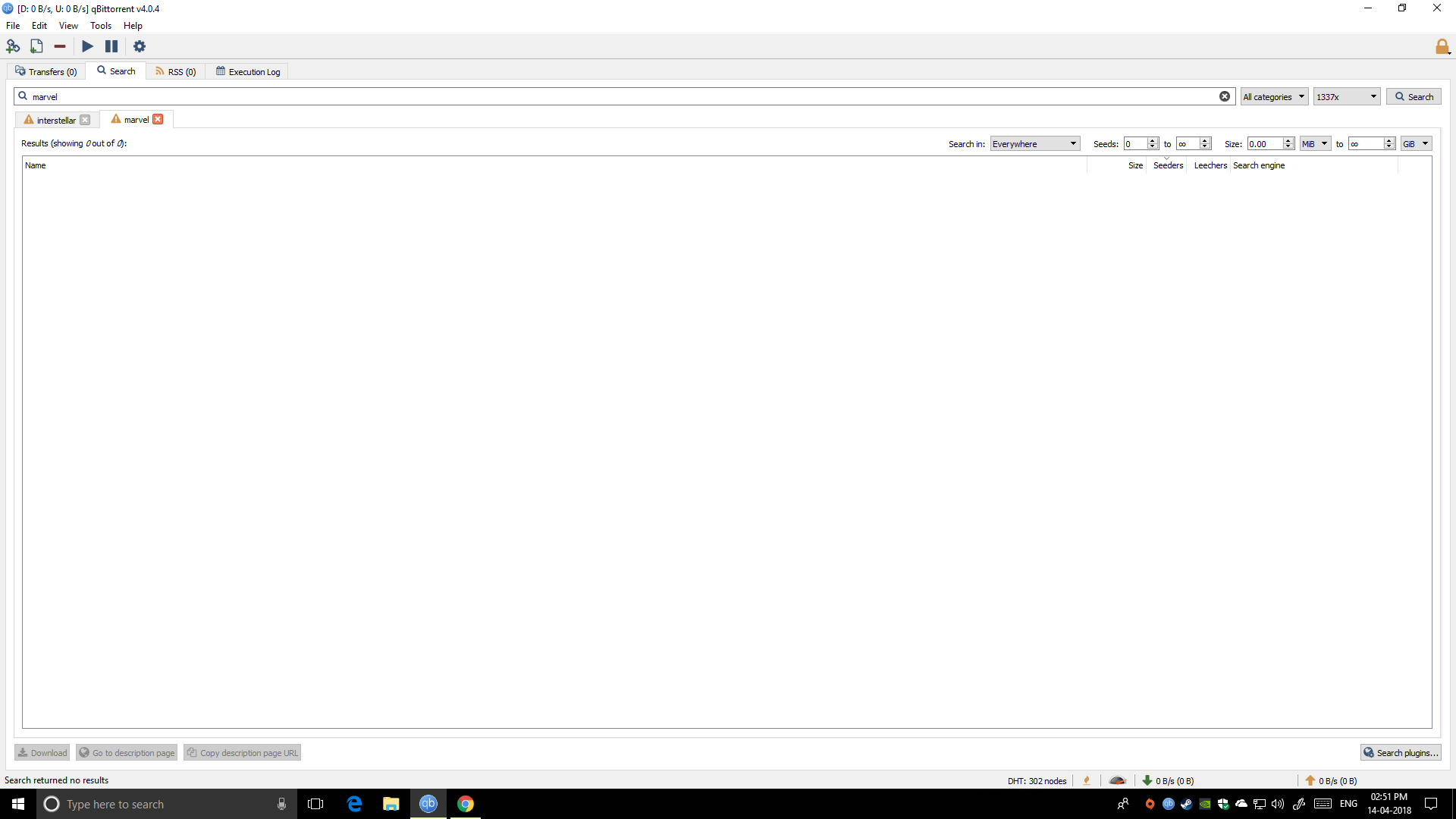 Search returns no result · Issue #4 · v1k45/1337x-qBittorrent-search-plugin · GitHub