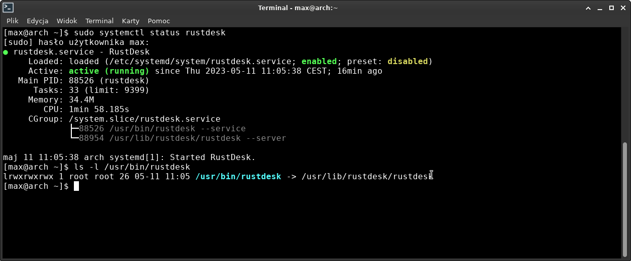 Symlink broken in Arch Linux package · Issue #4333 · rustdesk/rustdesk · GitHub