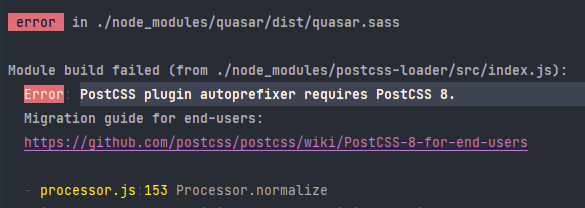 Tailwind required PostCSS 8 in Quasar V2 with Postcss 8 · Issue #3817 · tailwindlabs/tailwindcss ...