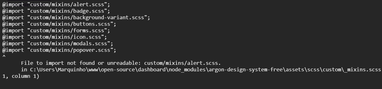 path error · Issue #68 · creativetimofficial/argon-design-system · GitHub