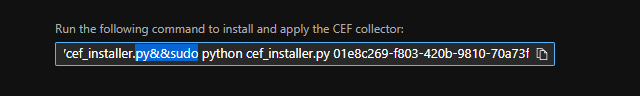 CEF Collector in Azure Portal has typo on command block · Issue #3175 · Azure/Azure-Sentinel ...