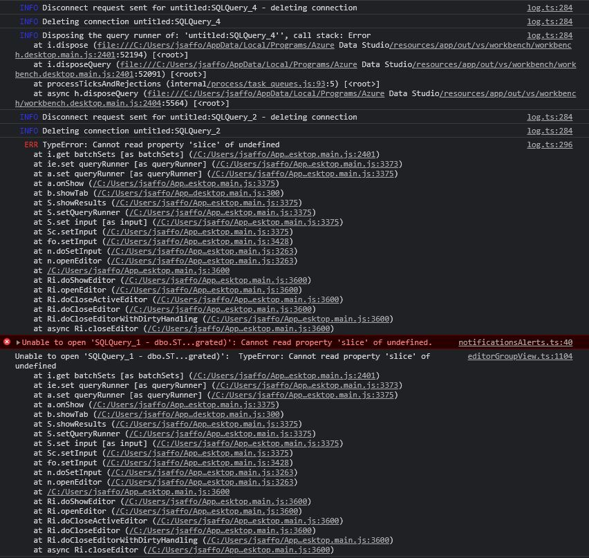 unsaved tabs crashing · Issue #6763 · microsoft/azuredatastudio · GitHub