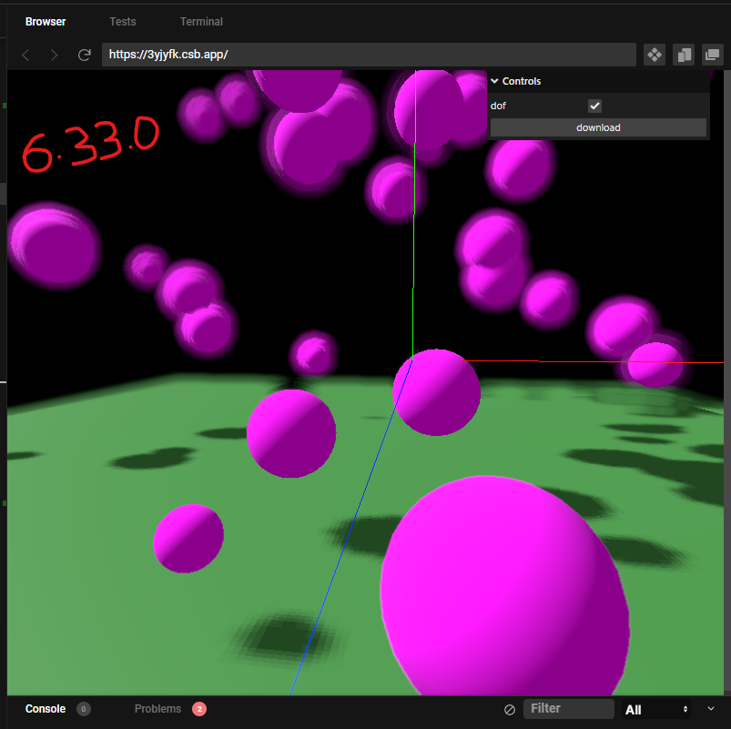 Transparent background does not work with depth of field effect · Issue #529 · pmndrs ...