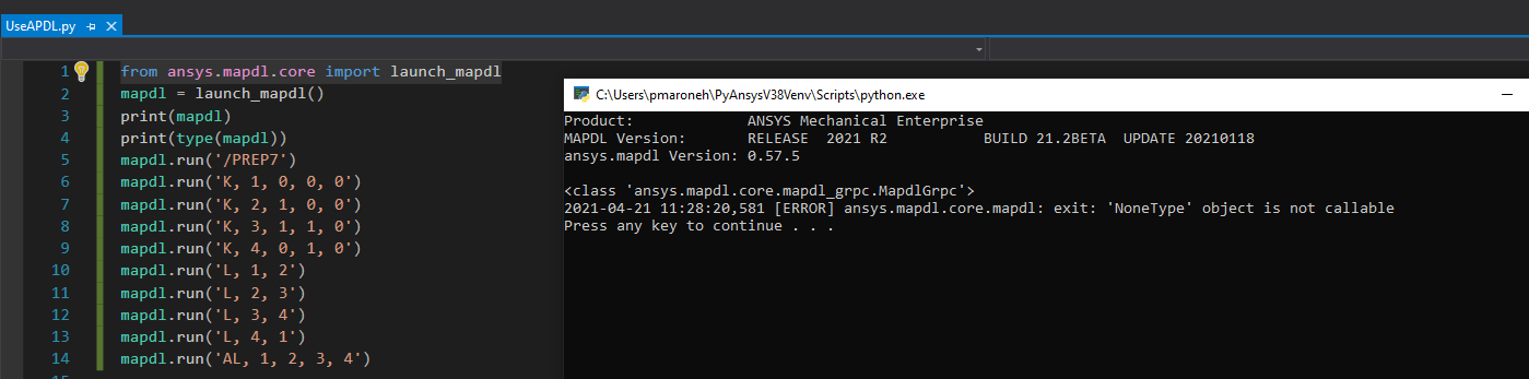 Correct cleanup · Issue #403 · ansys/pymapdl · GitHub