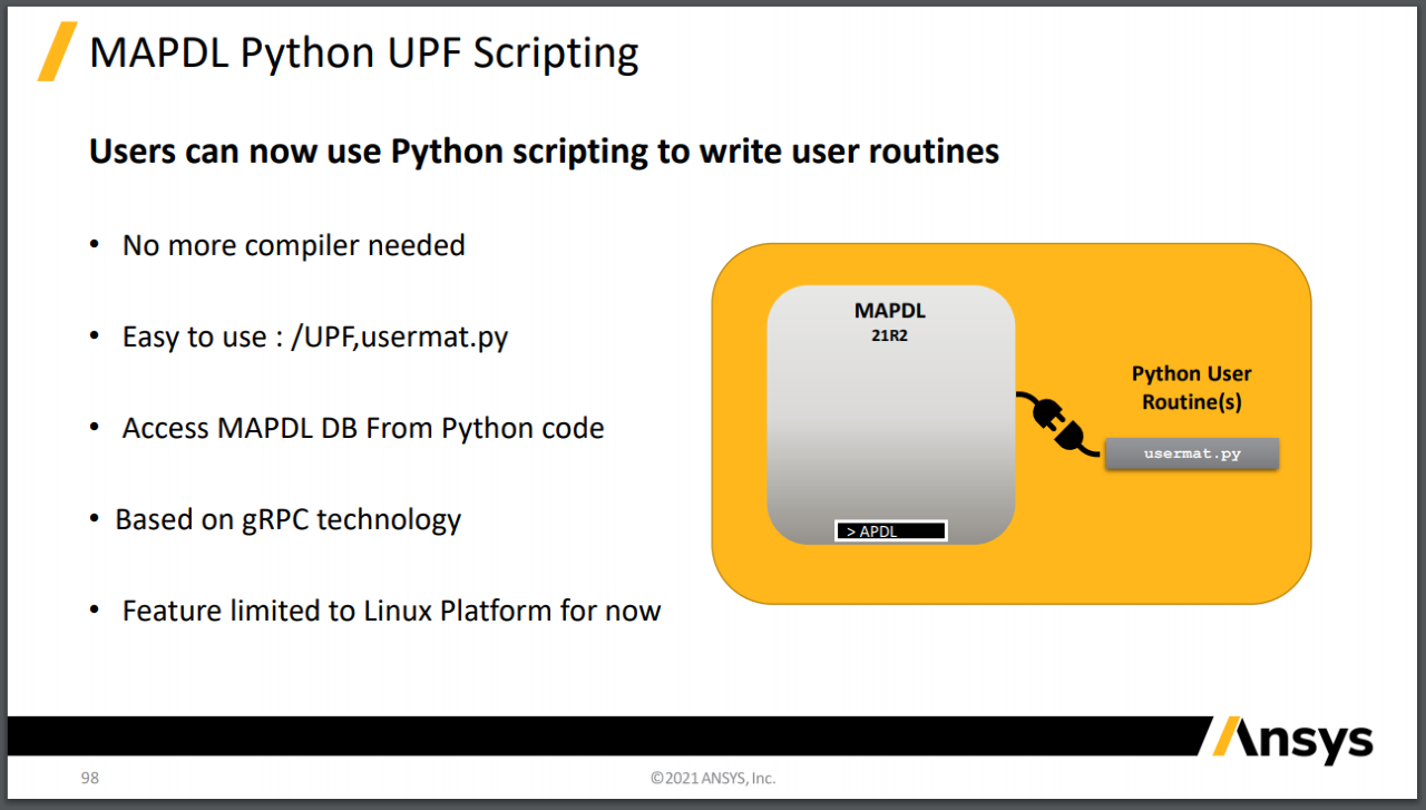 Add UPF script to the example gallery · Issue #702 · ansys/pymapdl · GitHub