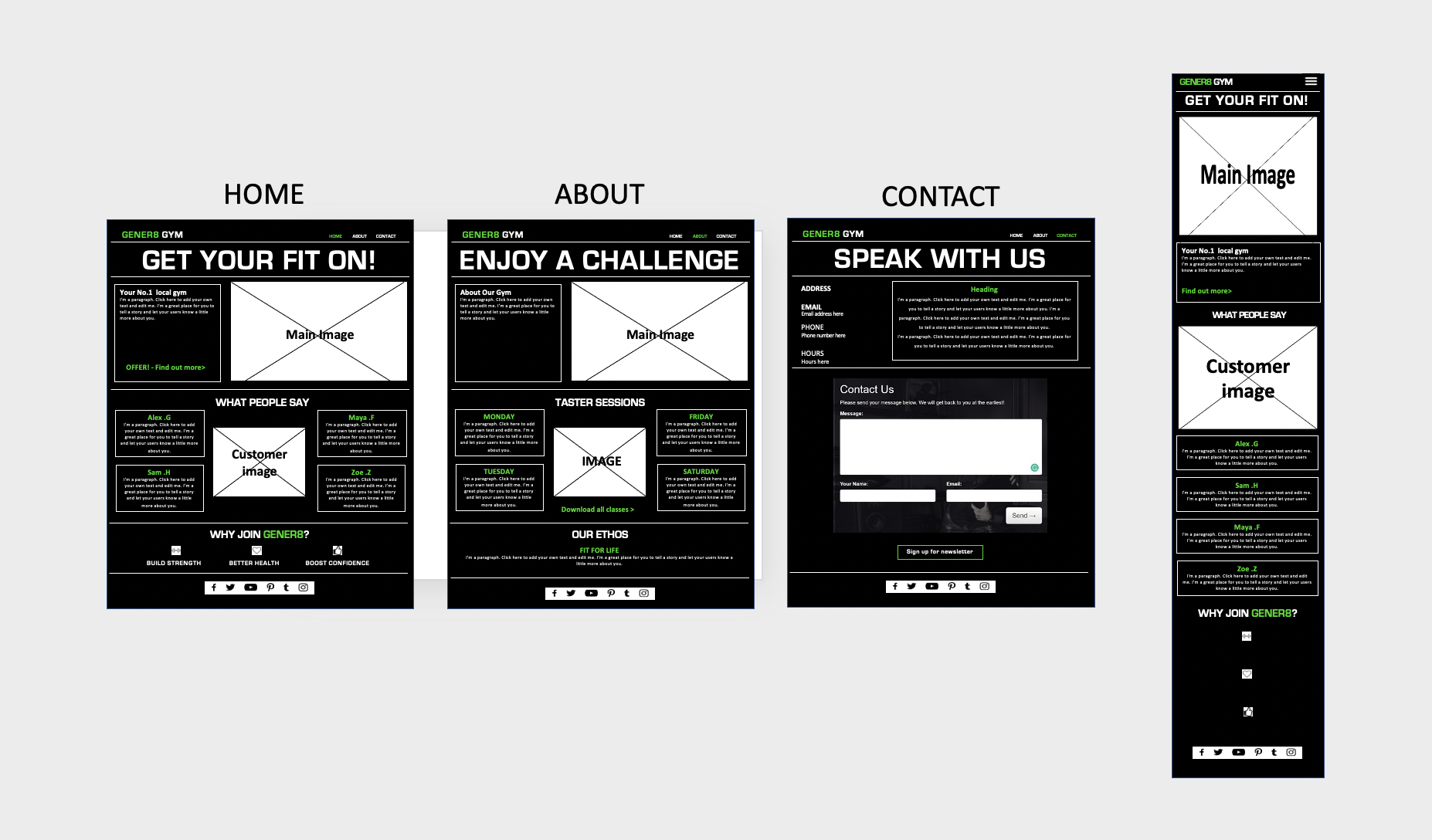 GitHub - elliotjonesdev/gener8gym