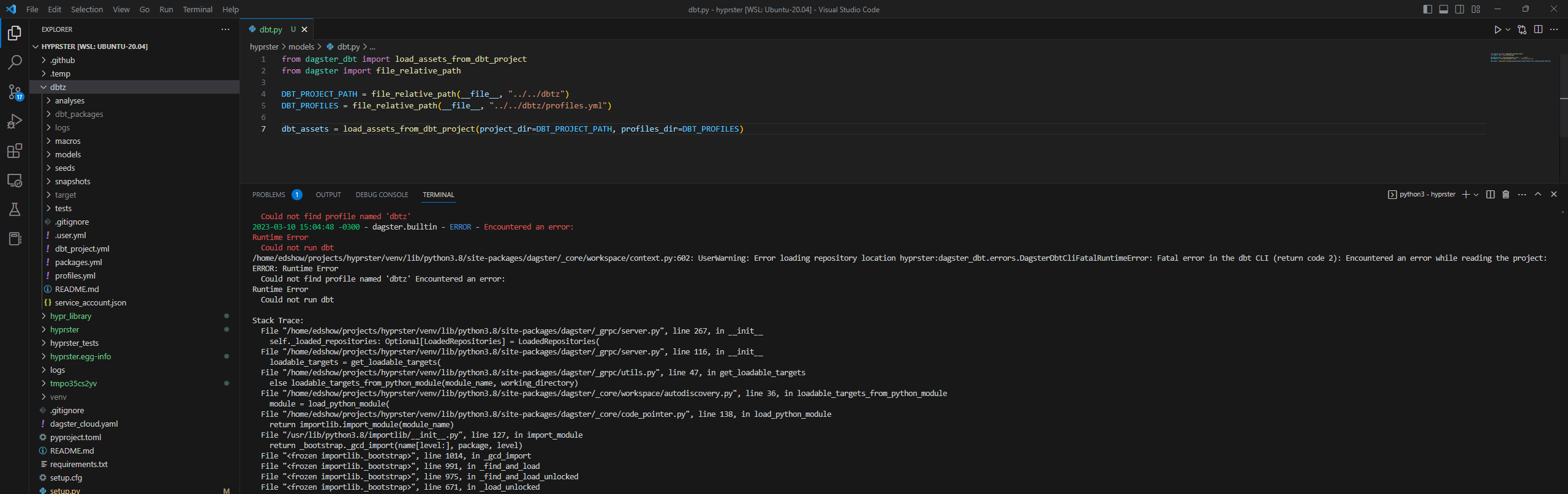 How to load assets from dbt project? · dagster-io dagster · Discussion #12893 · GitHub