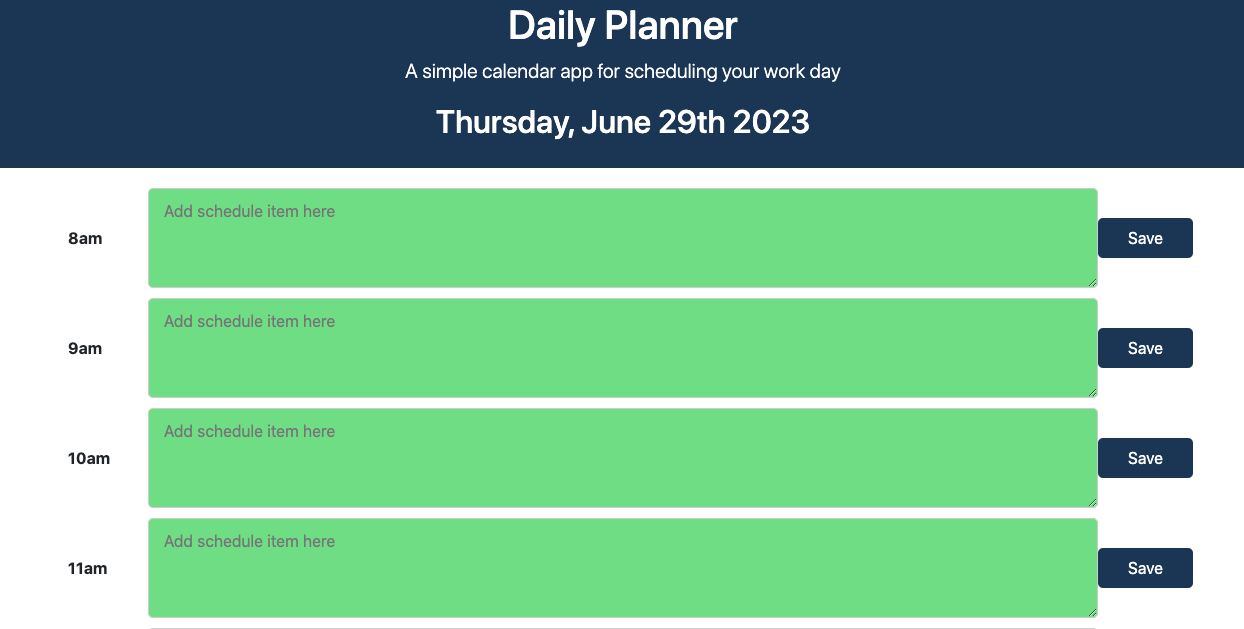 GitHub - Dadams11/WorkDay_Scheduler: This is project 5 and the purpose of this project is to ...
