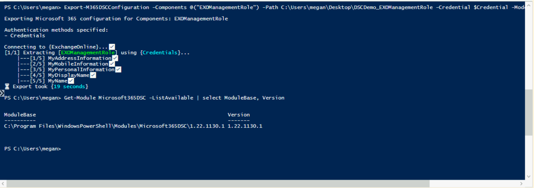 One Question Regarding Exomanagementrole · Issue 2621 · Microsoftmicrosoft365dsc · Github 