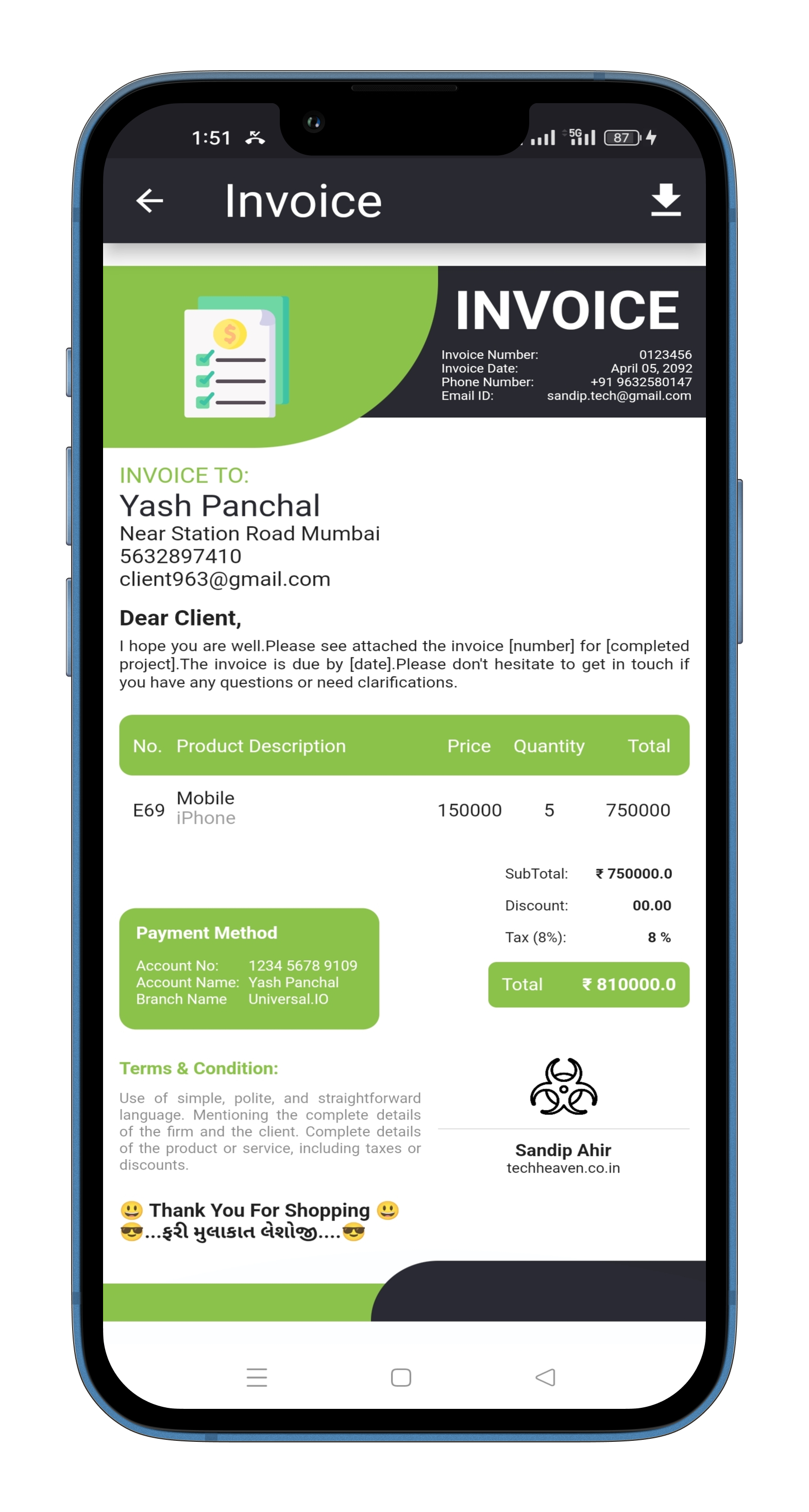 GitHub - VivekTailor19/invoice_built