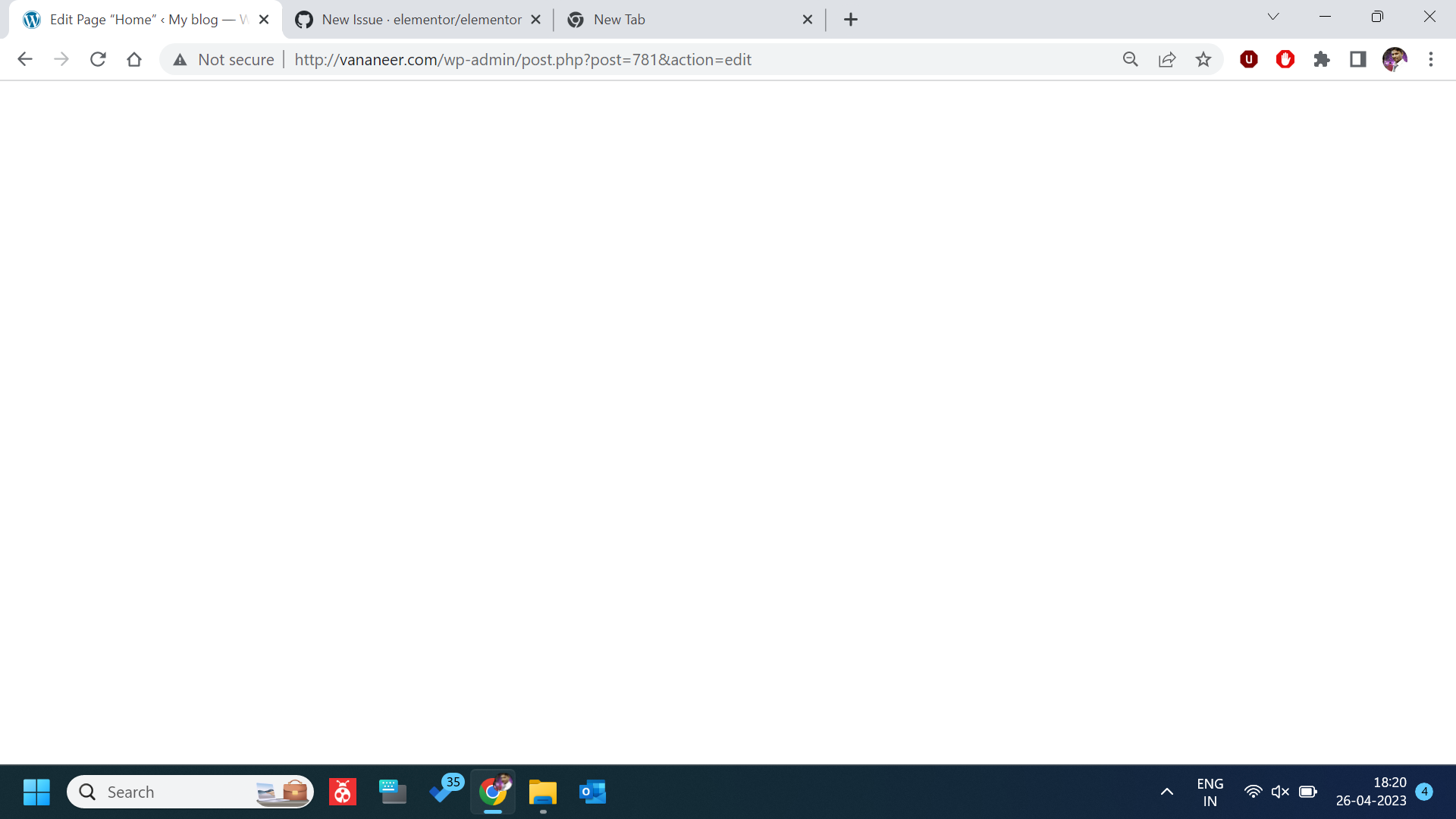 🛟 Support Request: Page not opening with Elementor · Issue #22206 · elementor/elementor · GitHub