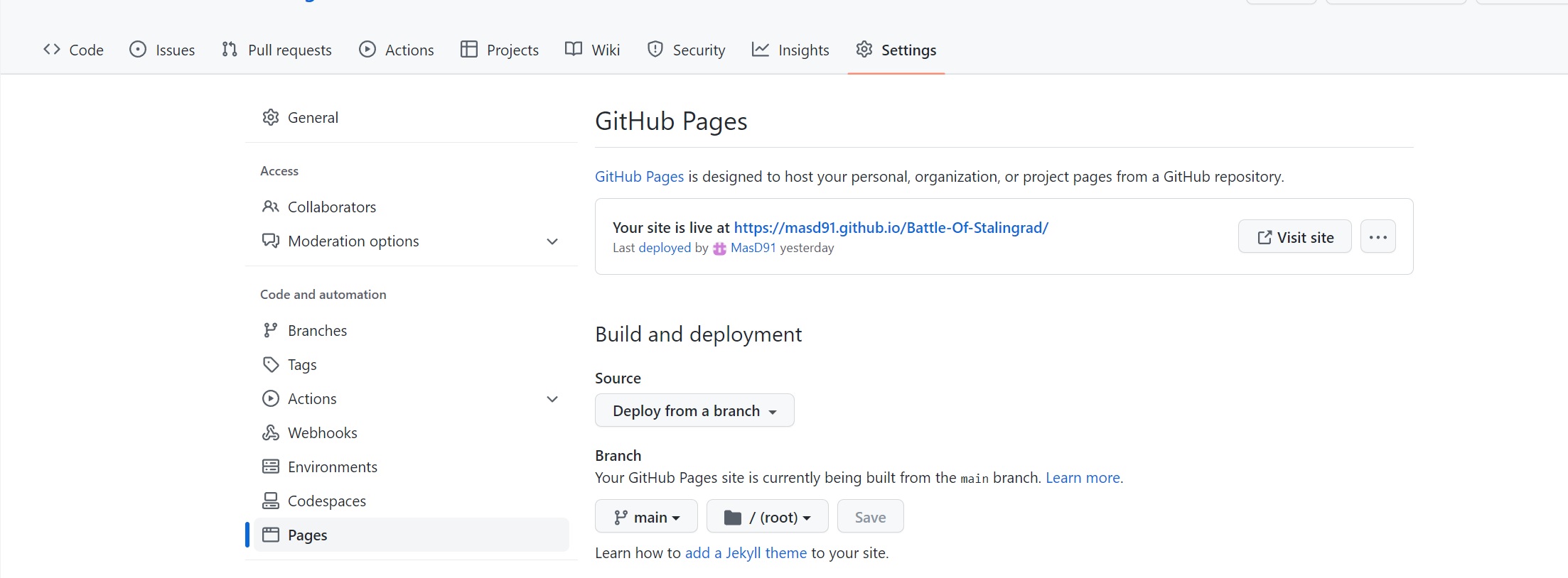 GitHub - MasD91/Battle-Of-Stalingrad