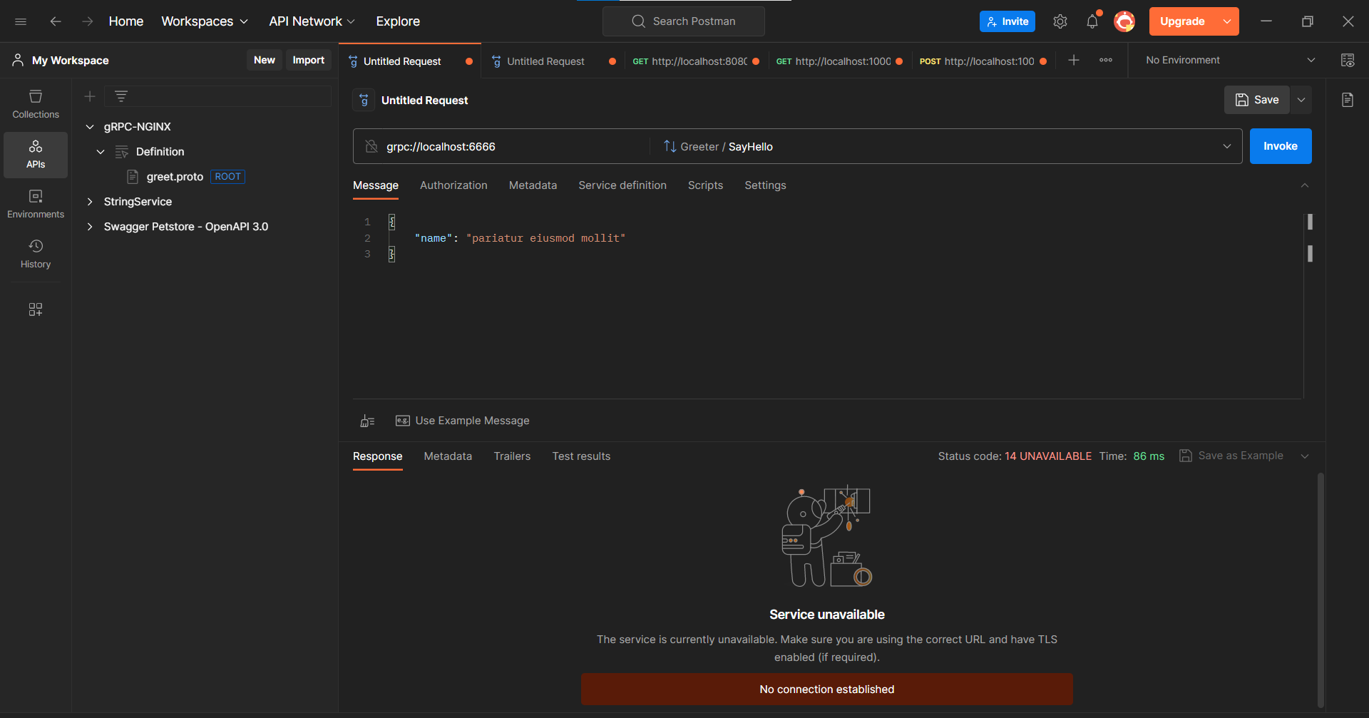 Issue when using Envoy with External_Processing filter for using gRPC with unix sockets or ...