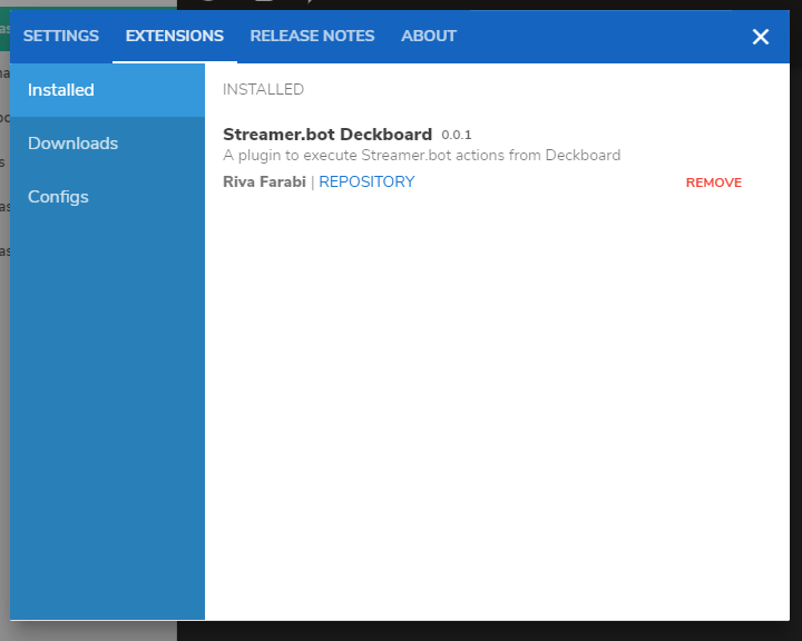 [BUG] Streamer.bot Configs not showing in Deckboard · Issue #938 · rivafarabi/deckboard · GitHub