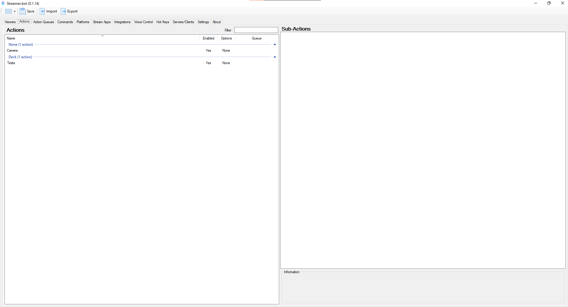 [BUG] Streamer.bot Configs not showing in Deckboard · Issue #938 · rivafarabi/deckboard · GitHub