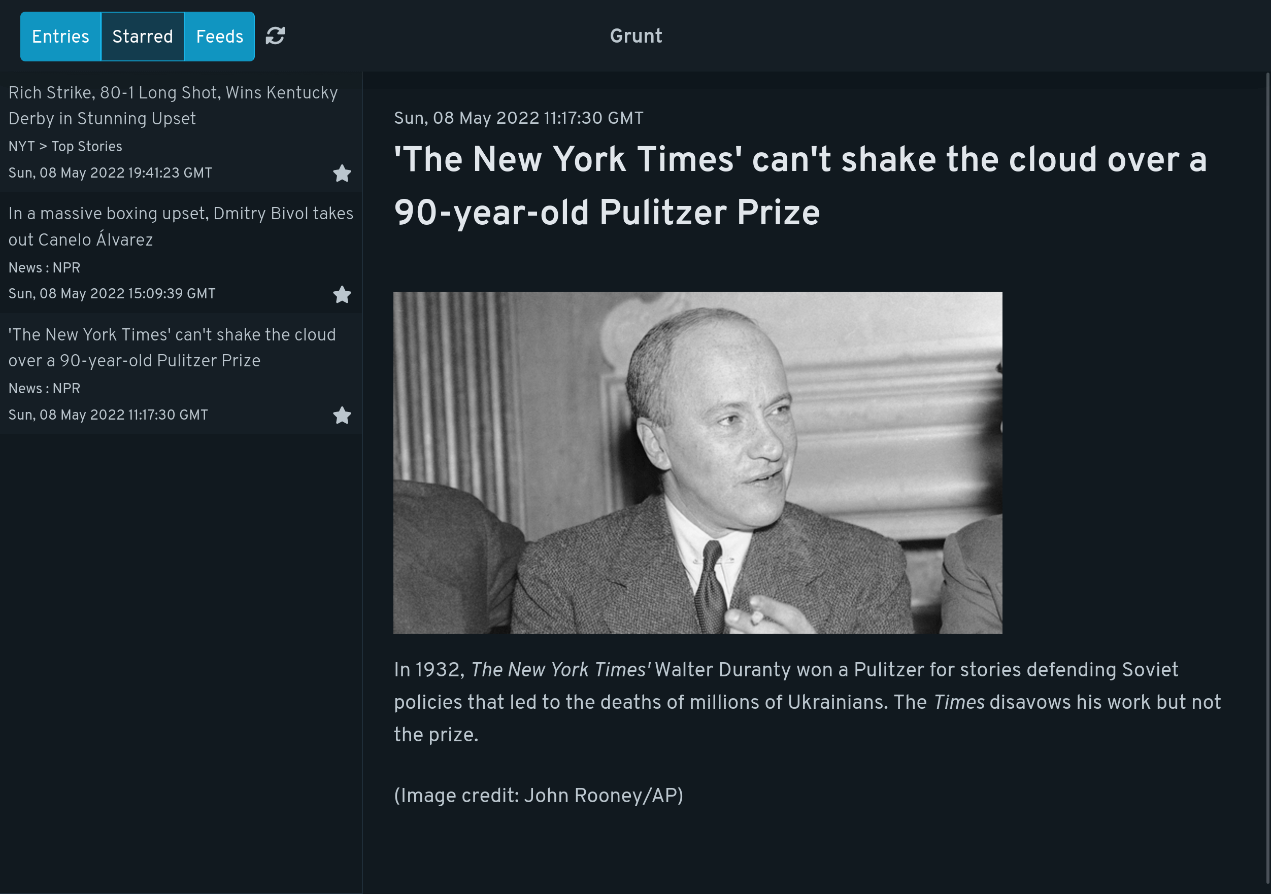 GitHub - jac3km4/grunt: Minimal RSS reader built with Rust