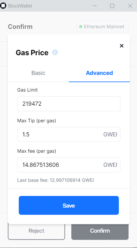 Transaction are not going through via BlockWallet · Issue #254 · block-wallet/extension · GitHub
