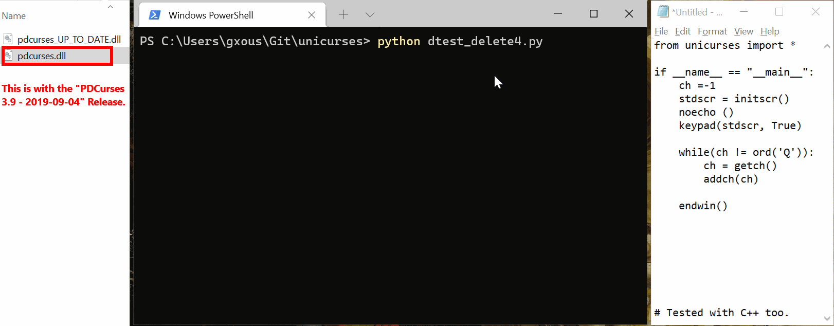 getch & get_wch won't read specific keys correctly · Issue #126 ...