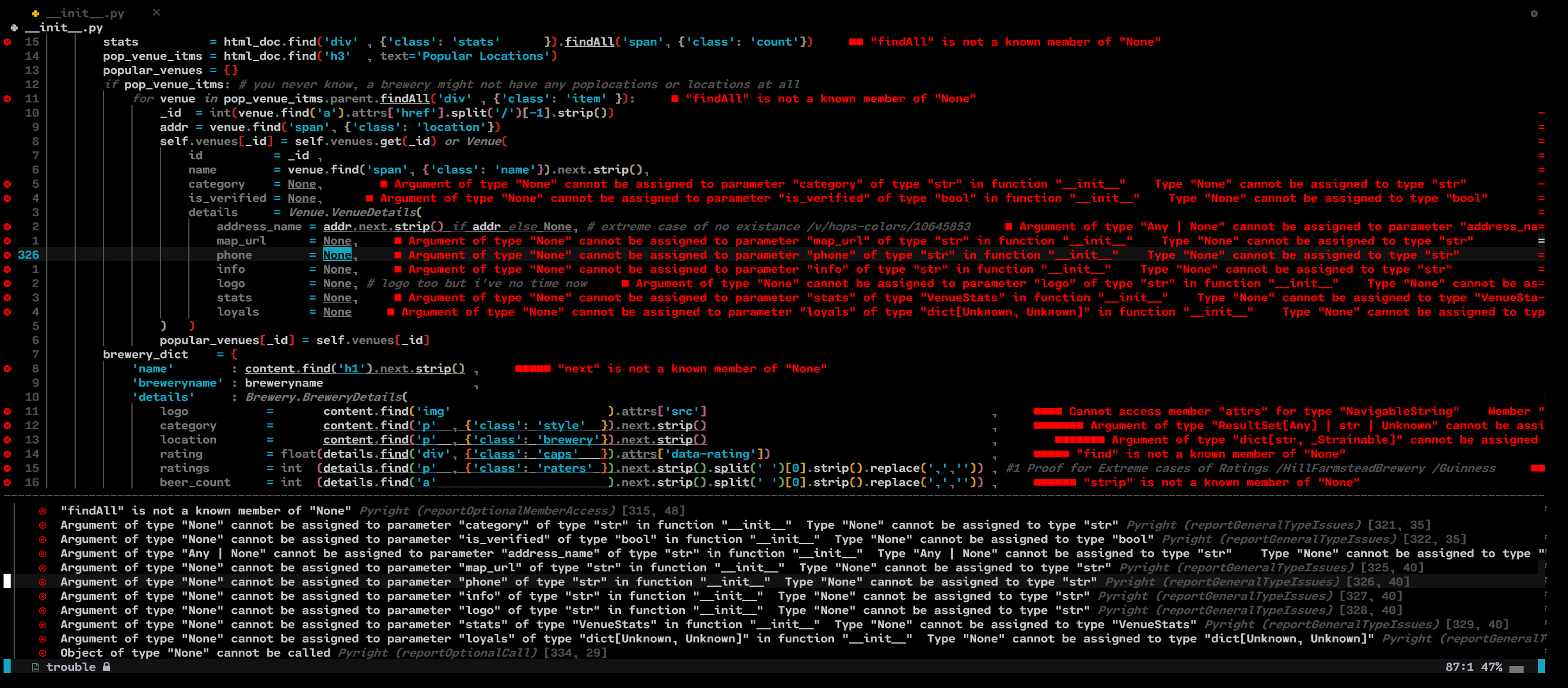 Hundreds of reportGeneralTypeIssues · Issue #4089 · microsoft/pyright · GitHub