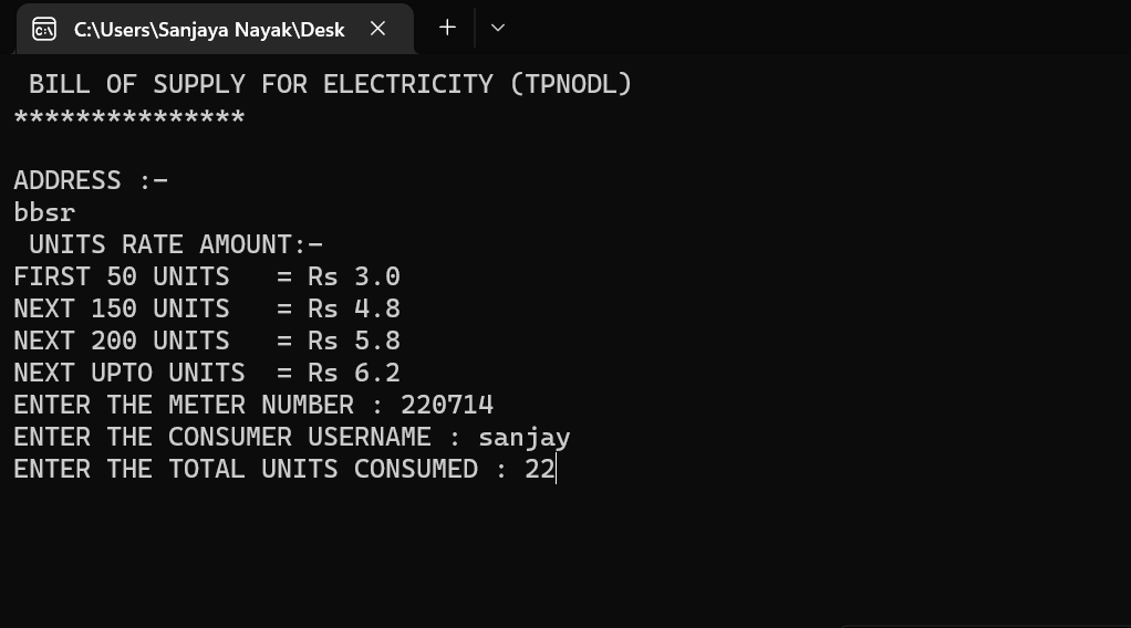 GitHub - Sanjayaa02/electric-bill-calc