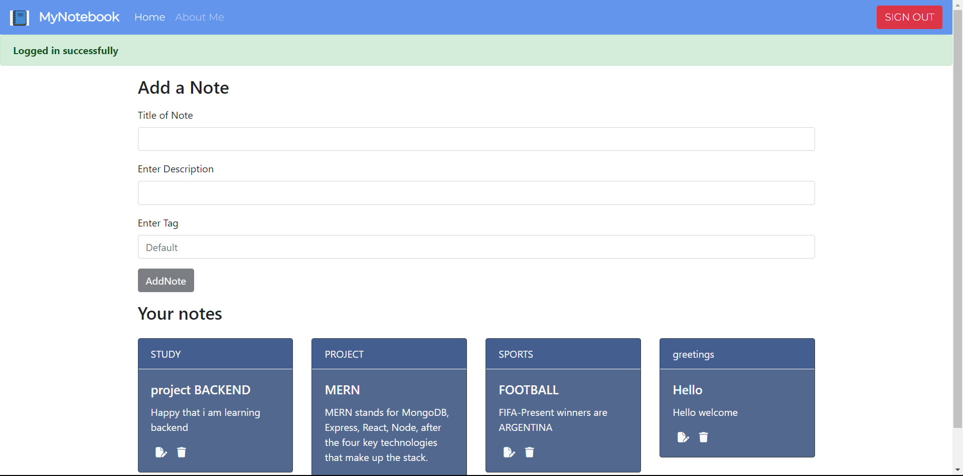 GitHub - pearlscorpio/MyNotebook: MyNotebook is an user friendly website used to perform CRUD ...