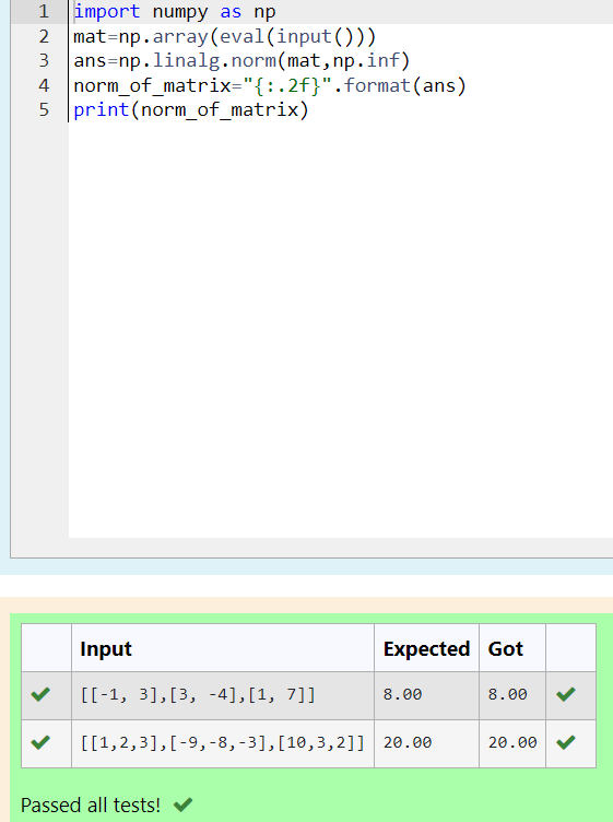 GitHub - d-kavinraja/Norm-of-a-matrix