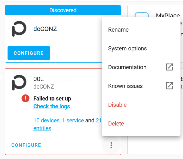 Config flow could not be loaded: undefined (Deconz) · Issue #68165 · home-assistant/core · GitHub