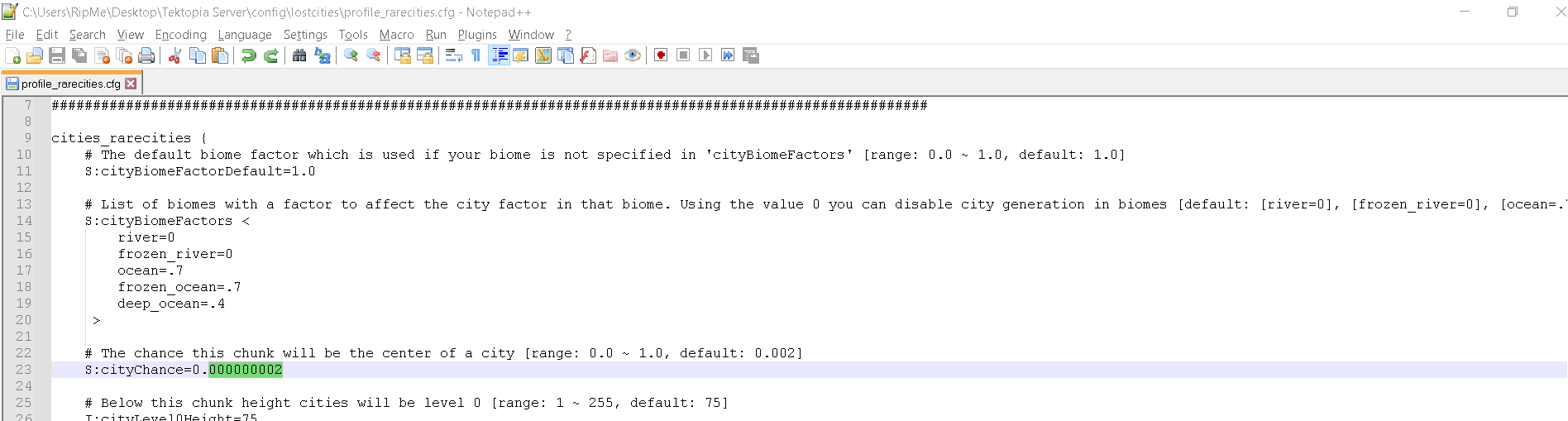 Reduce chance to find cities? · Issue #584 · McJtyMods/LostCities · GitHub
