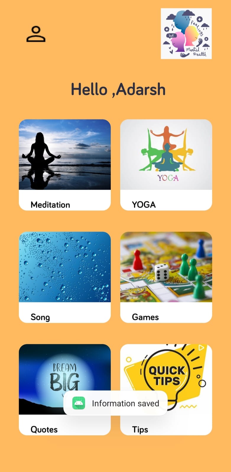 GitHub - Adarsh6158/Mental-health: The Mental Health App offers guided meditations, yoga poses ...