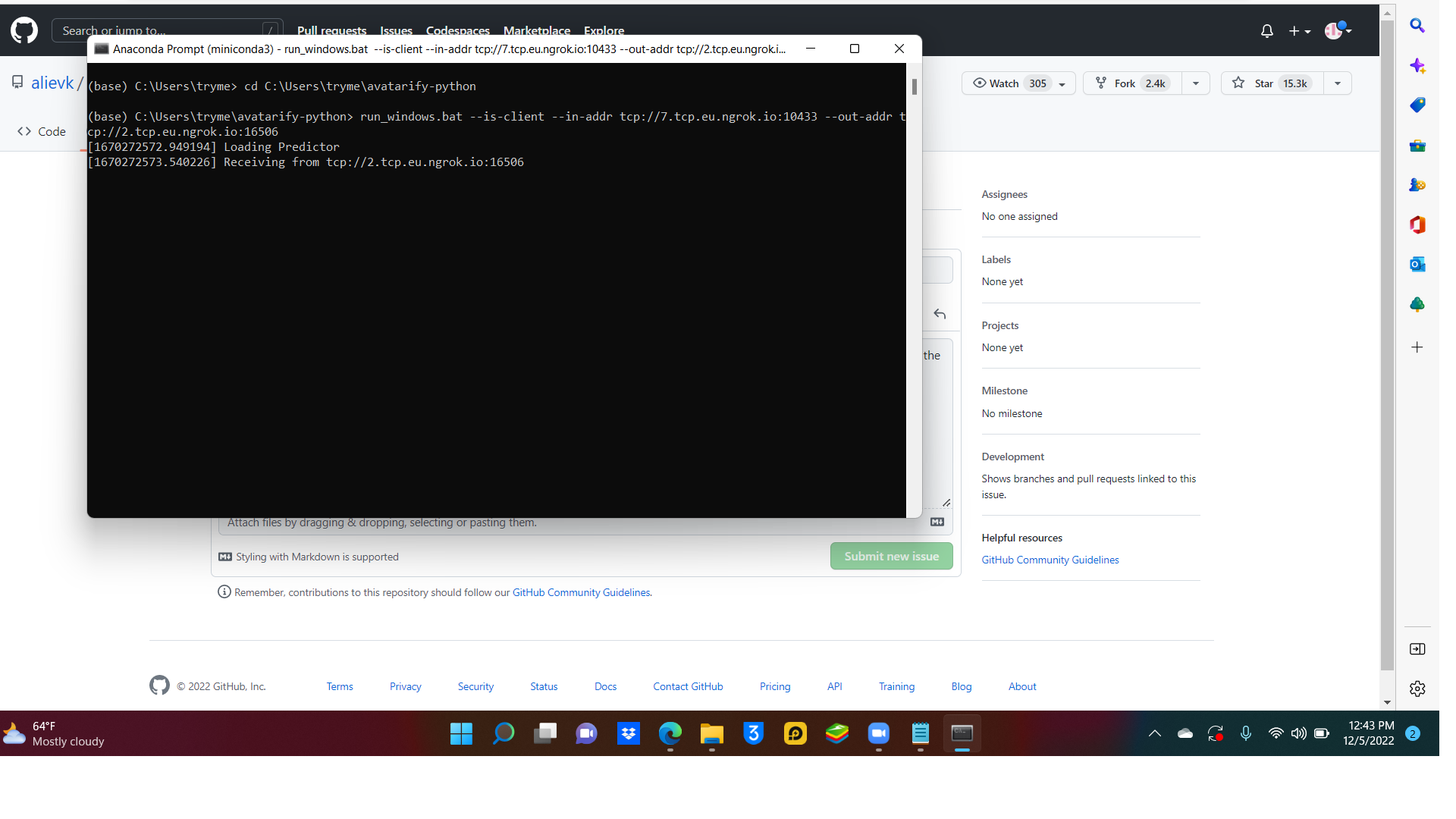 No response after proper installation on Google Collab · Issue #480 · alievk/avatarify-python ...