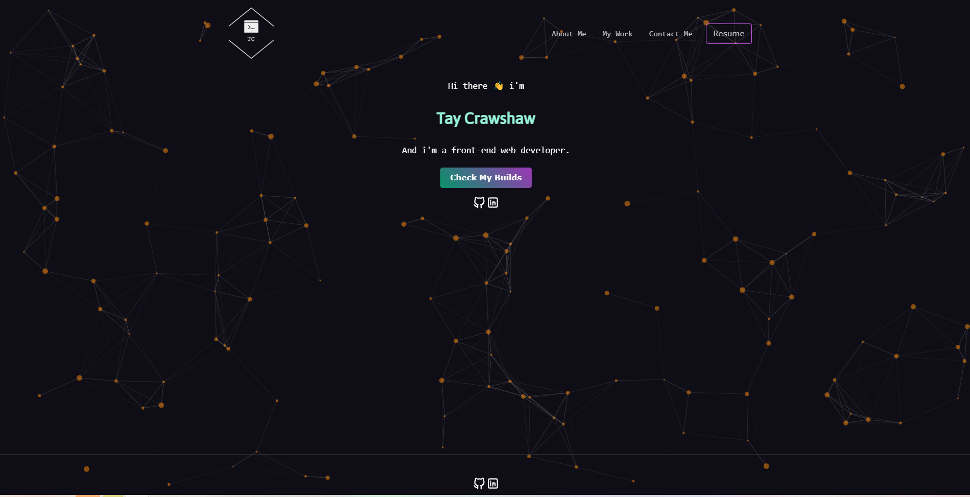 GitHub - taycrawshaw/react-portfolio GitHub - taycrawshaw/react-portfolio