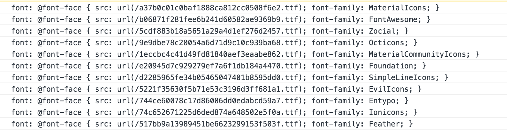 Some icons in react-native-vector-icons can not send requests! · Issue #842 · necolas/react ...