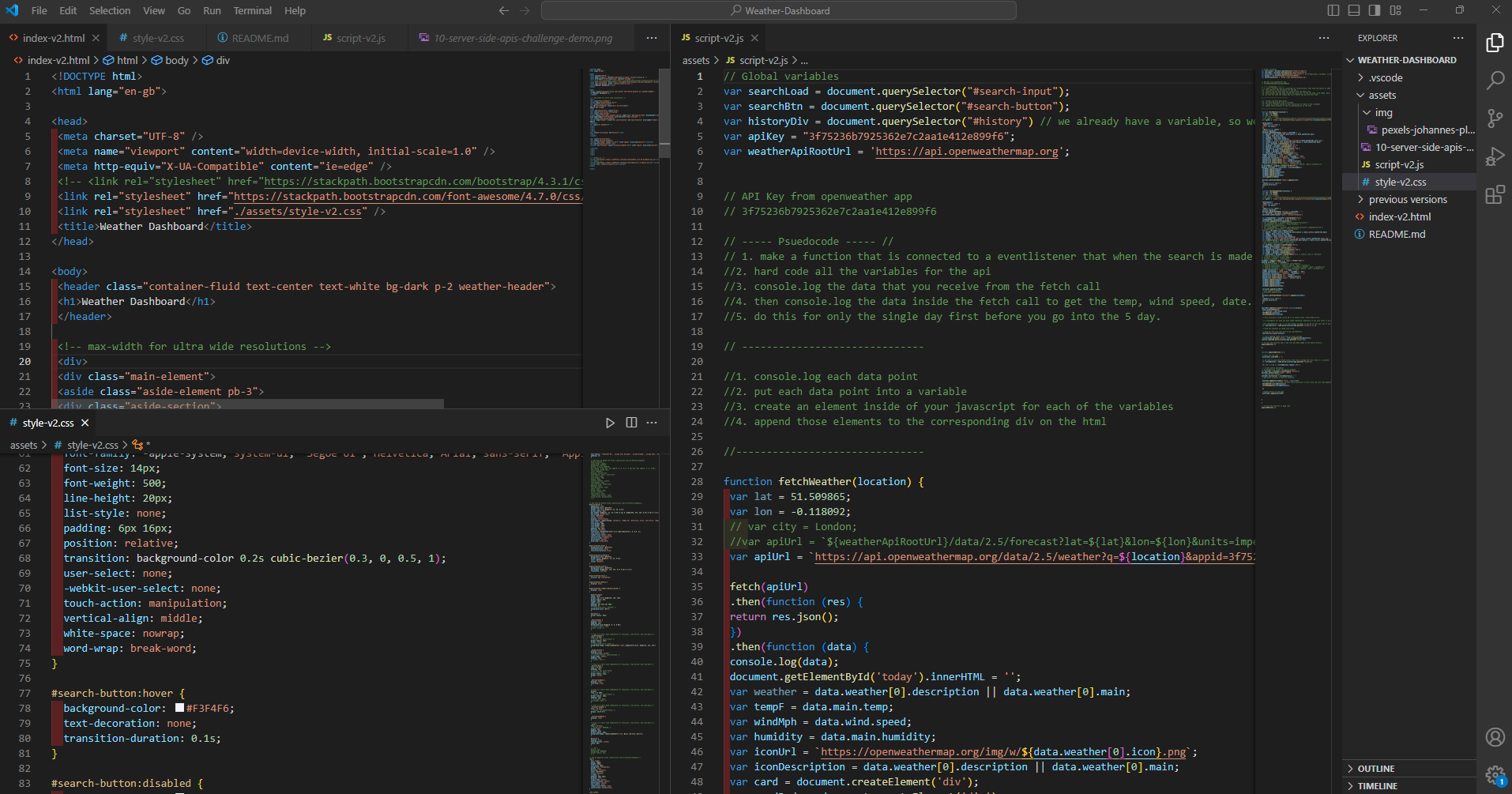 GitHub - nj-09/Weather-Dashboard