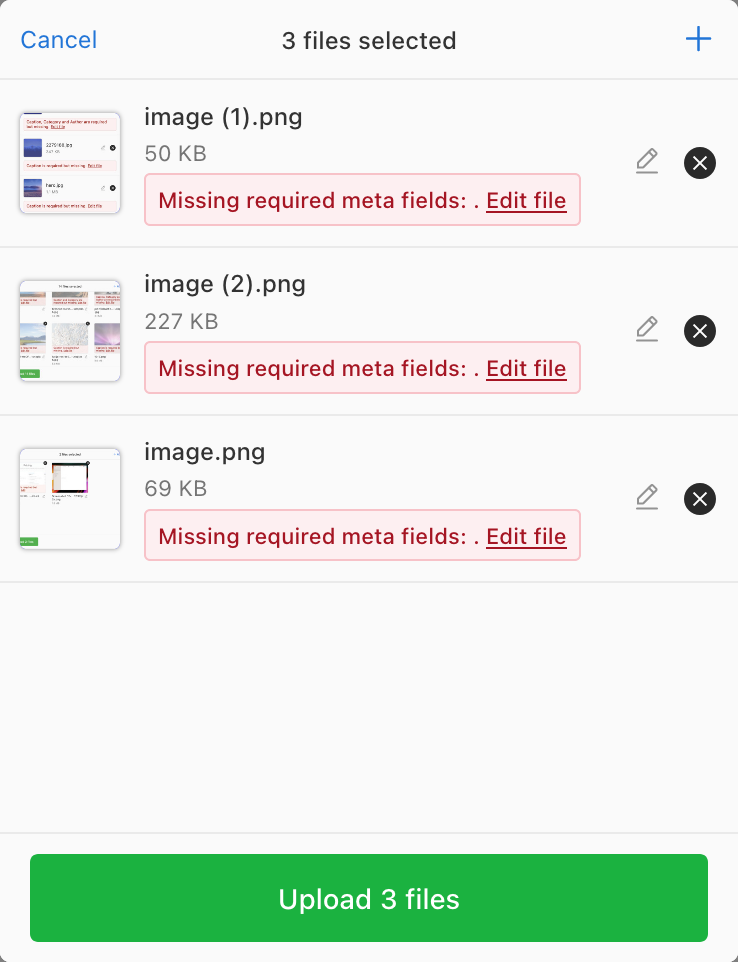 Required meta fields UI by arturi · Pull Request #3285 · transloadit/uppy · GitHub