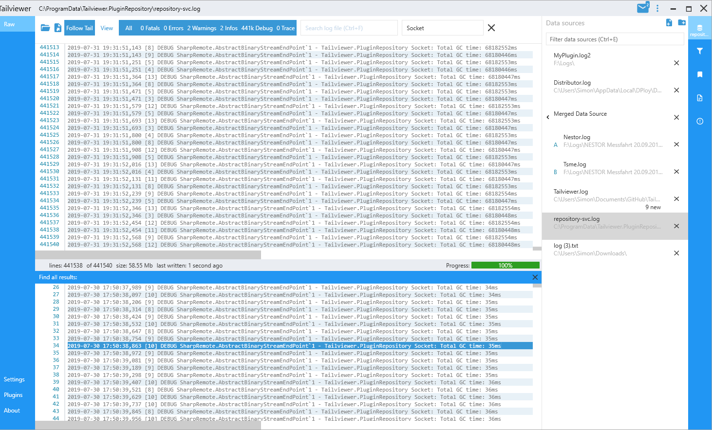 Find All Window · Issue #210 · Kittyfisto/Tailviewer · GitHub