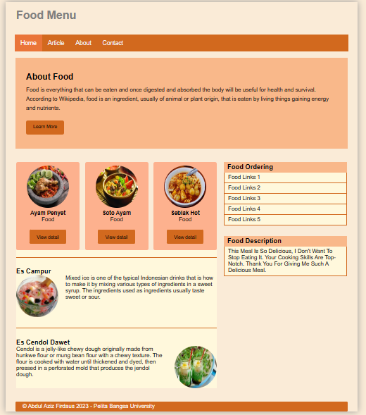 GitHub - AzizLike29/Tugas-Praktikum-Web-1: Tugas Latihan Pemrograman Web 2