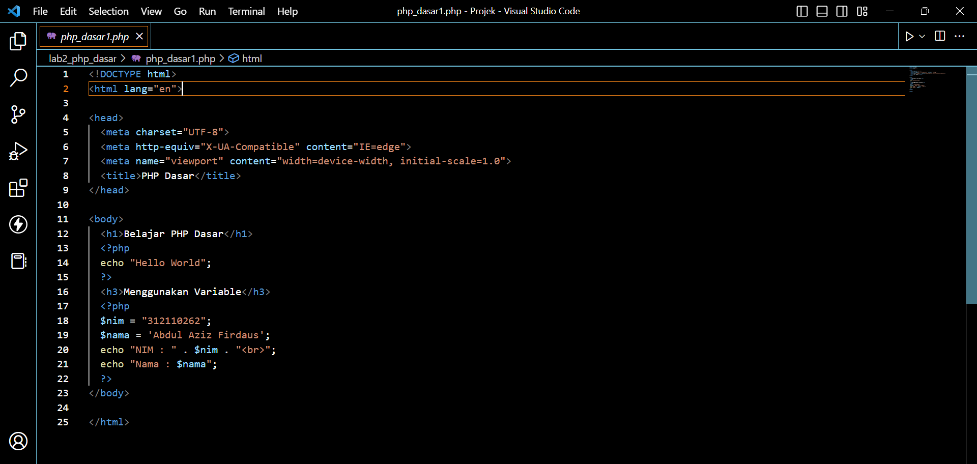 GitHub - AzizLike29/Lab2Web: Hasil Tugas Praktikum 2 Pemrograman Web 2