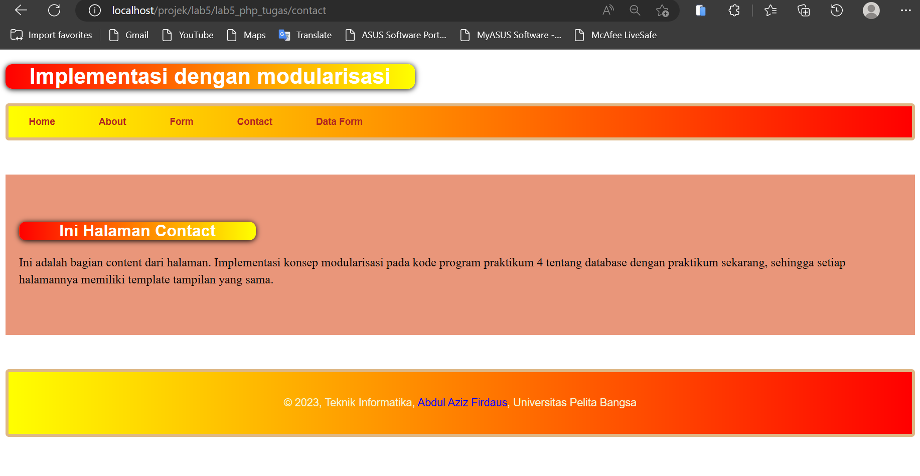 GitHub - AzizLike29/Lab5Web: Projek ini merupakan hasil dari praktikum tentang oop dan ...