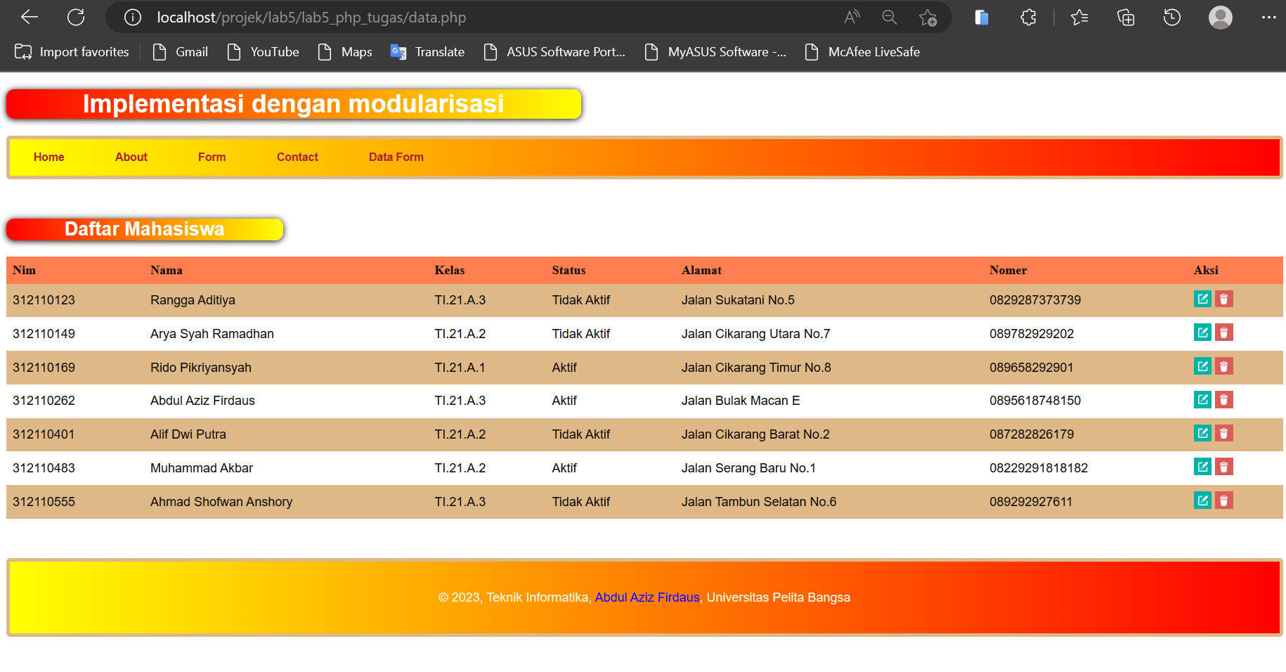 GitHub - AzizLike29/Lab5Web: Projek ini merupakan hasil dari praktikum tentang oop dan ...