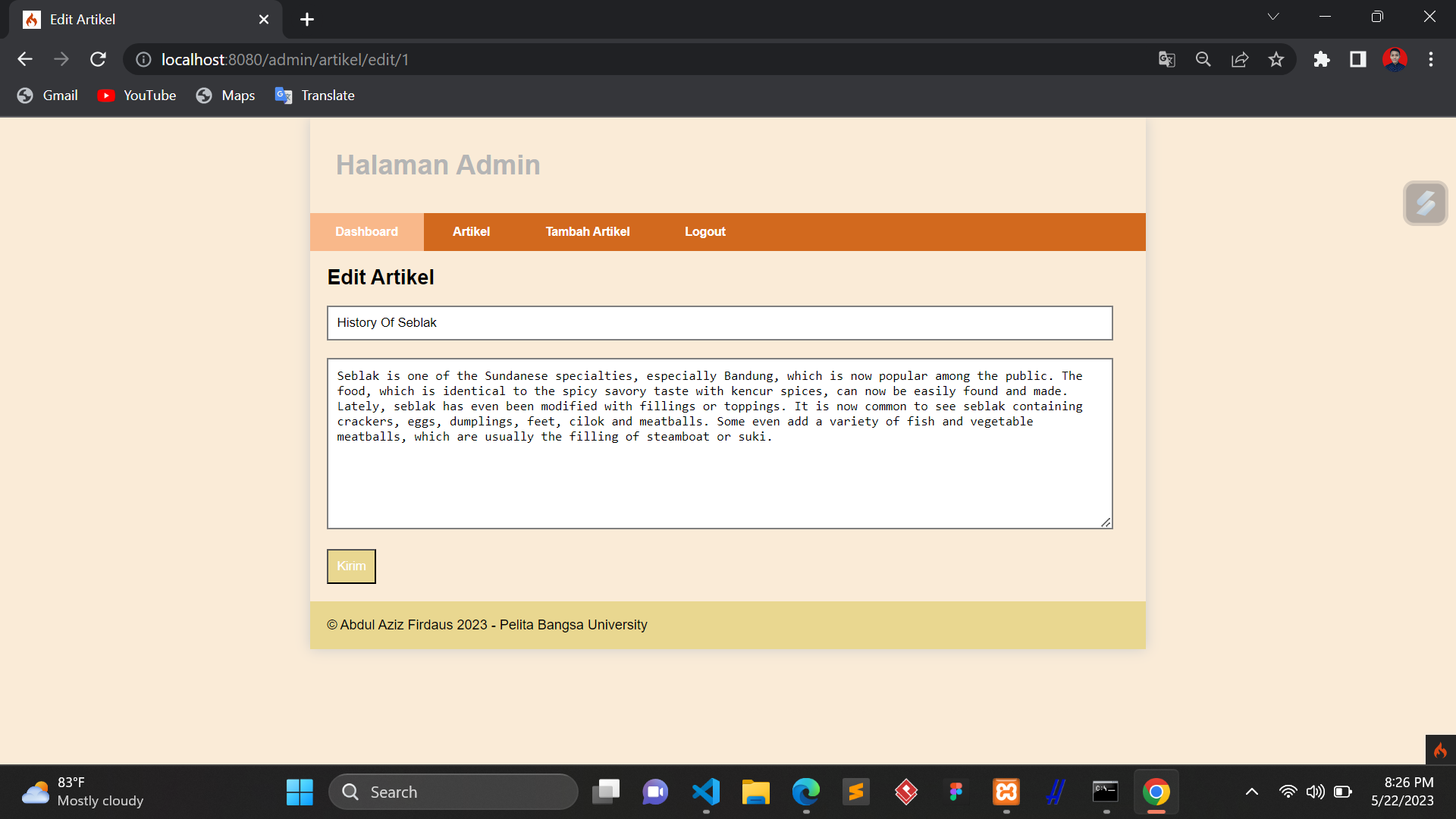 GitHub - AzizLike29/Lab7Web: Projek ini merupakan hasil dari praktikum menggunakan codeigniter ...