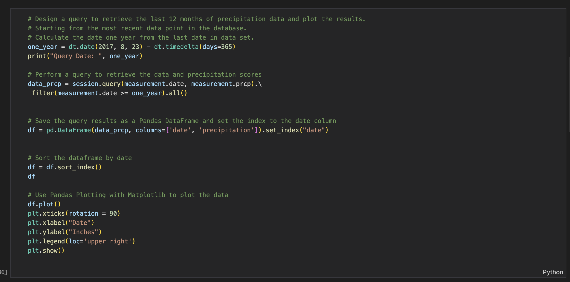 GitHub - brittanynicole7/sqlalchemy-challenge