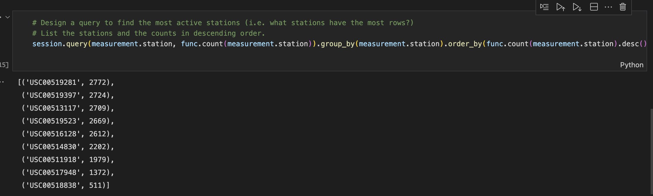 GitHub - brittanynicole7/sqlalchemy-challenge