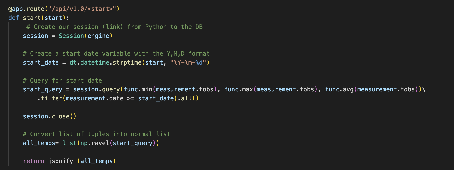 GitHub - brittanynicole7/sqlalchemy-challenge