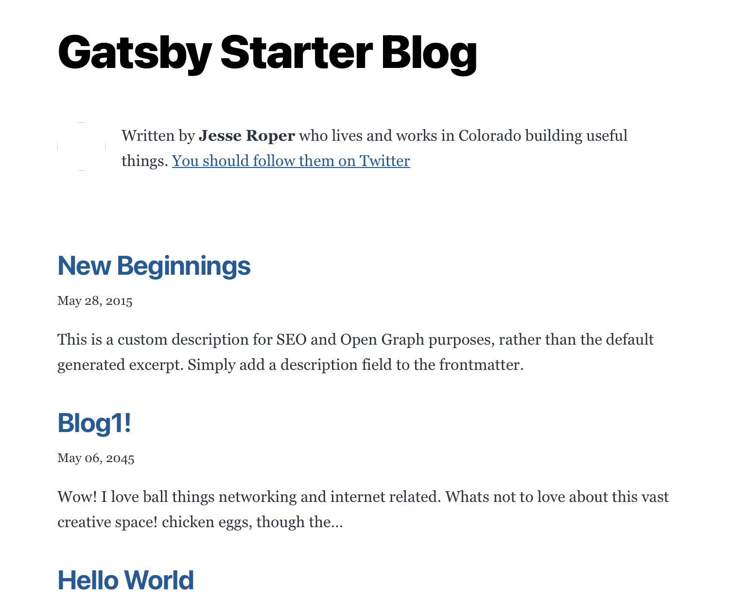 GitHub - sudo-self/Gatsby: a blog starter website