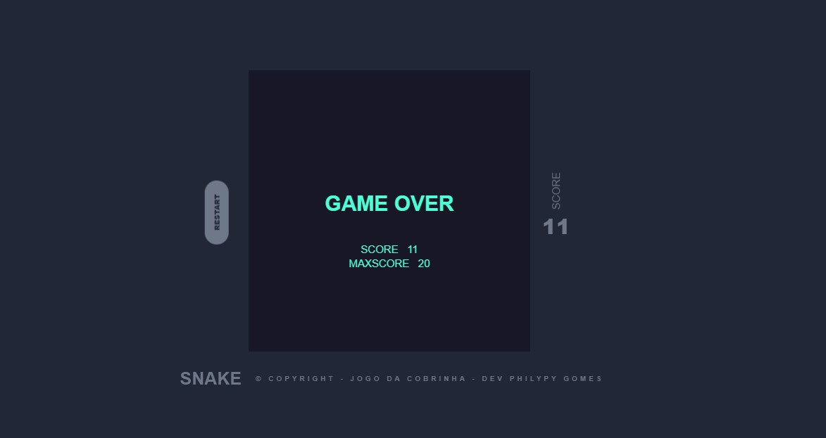 GitHub - philypy-cg/jogo-da-cobrinha-ph: Jogo da clássico da cobrinha