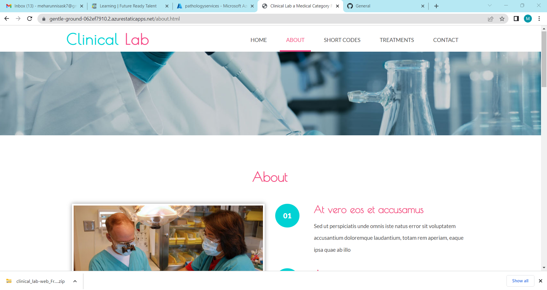 GitHub - meharunnisask/pathology-services